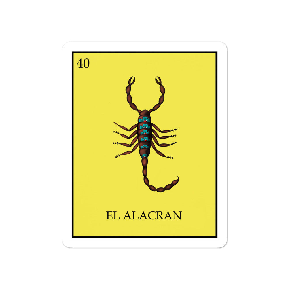 El Alacran Loteria Stickers – Pilar