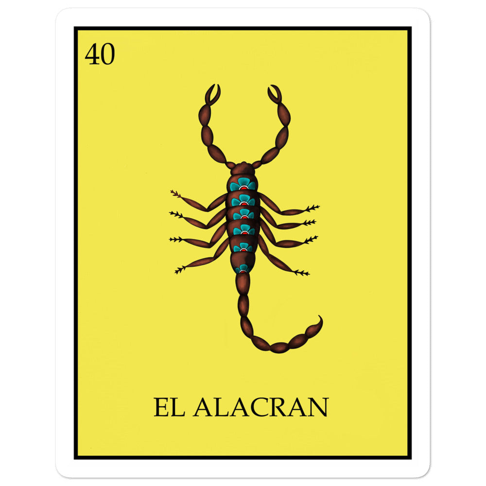 El Alacran Loteria Stickers – Pilar